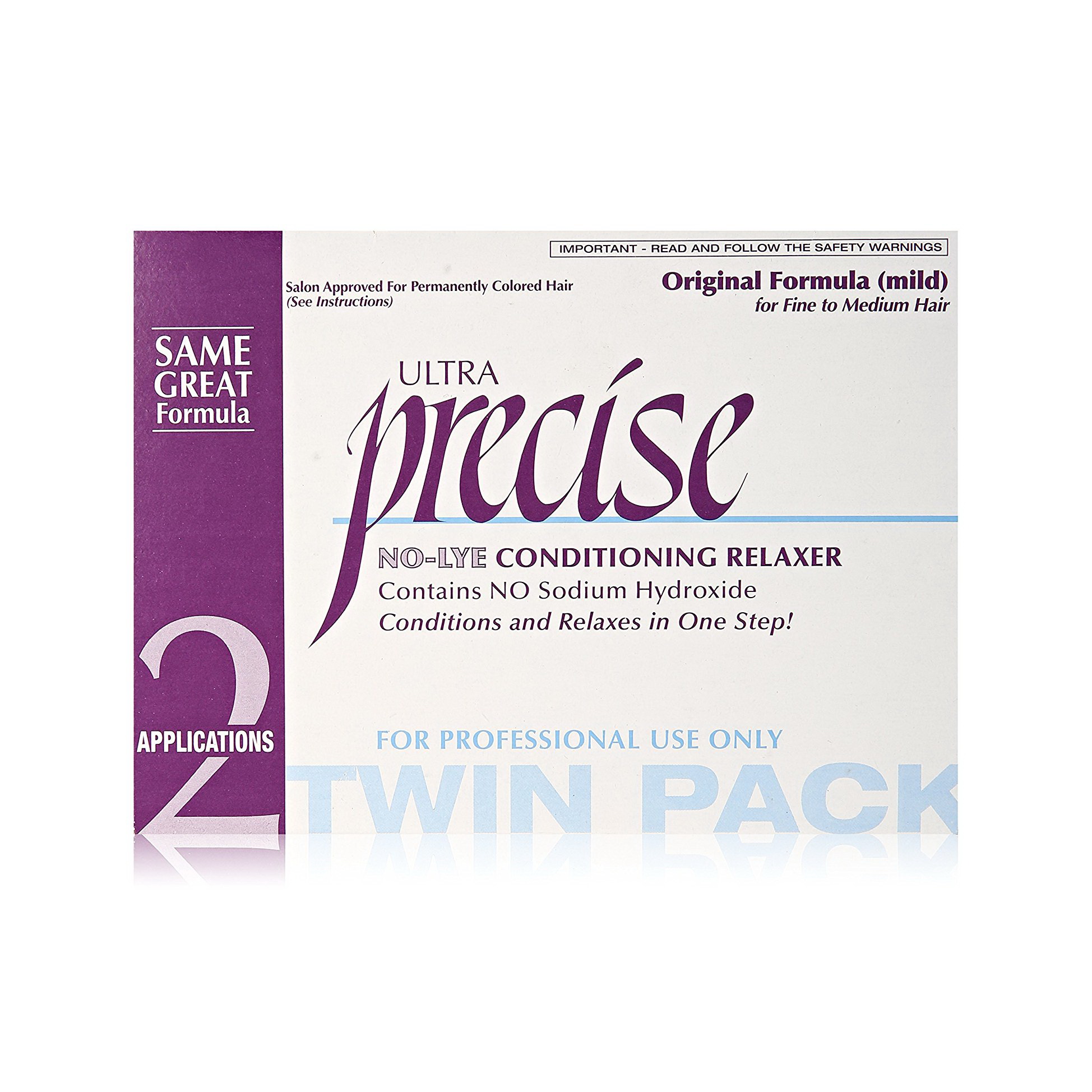 Softsheen Carson Precise No-Lye Original Relaxer Twin Pack (Super ...